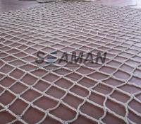 China PP, Nylon , Polyester white color Gangway safety net 5m x 10m IMPA CODE 232161-62 for sale