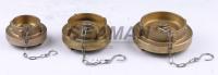 China Instanteneous / Storz / NST Brass Fire Hose Blanking Cap With Chain for sale
