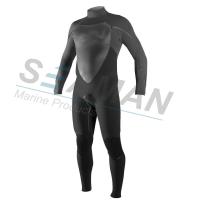 China 5mm CR Sector Fluid Seam Weld Full Suit Semi - Dry Neoprene Wetsuits For Scuba Diving for sale