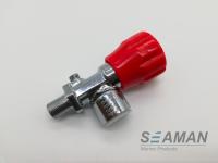China SCBA Spare Part Gas Cylinder Valve High Pressure First Valve With Meter for sale