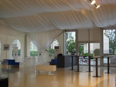 China Heavy Duty Ridge Wedding Party Tent Sidewall Curtain Two Years Warranty for sale