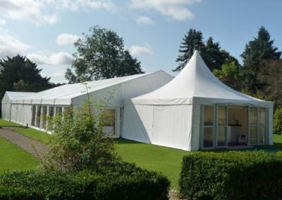 China Luxury Wedding Party Tent 500 People Capacity Hot Dip Galvanized Steel for sale
