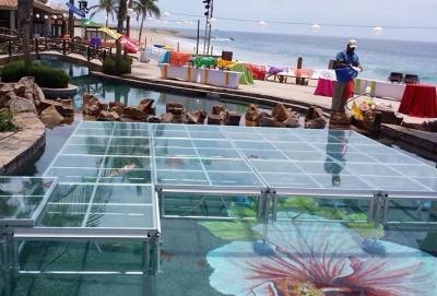 China Clear 4 x 4 Stage Platform , Lightweight Dj Platform Stage Fit Swimming Pool for sale
