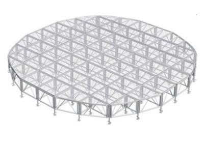 China Catwalk Round Stage Platform , Acrylic Stage Platform 9.76 M Diameter for sale