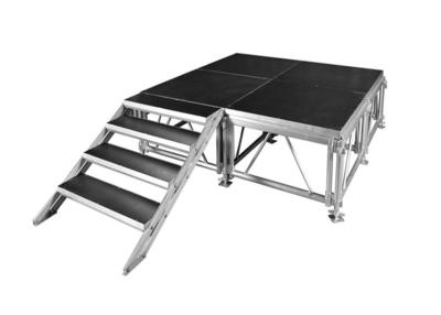 China Retractable Dancing Aluminum Stage Platform 1.22 x 1.22 M Long Life Span for sale