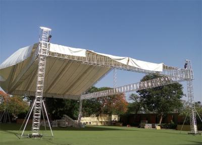 China Heavy Duty Silvery Aluminum Roof Truss 3 / 4 Mm Wall Thickness Long Life Span for sale