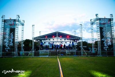 China Multifunction Line Array Speaker Truss , Customize Truss Booth Display for sale