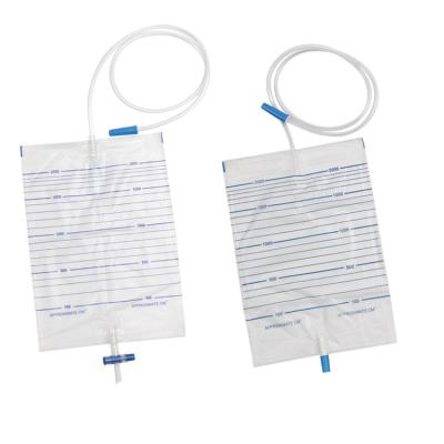 China Sterile Disposable Urine Bags 2200ml Urine Drainage Bag For Incontinence Patients for sale