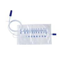 China Sterile Disposable Urine Bags 2200ml Urine Drainage Bag For Incontinence Patients for sale