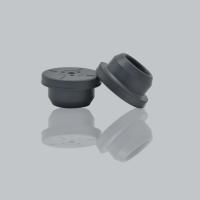 China 20mm 30mm Medical Rubber Stopper Grey Butyl Rubber Stopper Pharmaceutical for sale