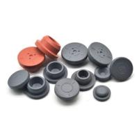 China Blue Butyl Rubber Stoppers 13mm Glass Bottle Rubber Stopper For Injection Vials for sale