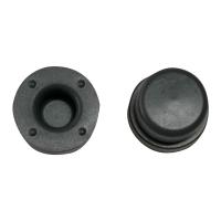 China Purple Silicone Stopper 13mm 16mm Test Tube Stopper With Hole for sale