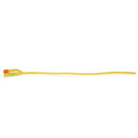 China 12 Fr Catheter Drainage Tube Latex 30 Fr Foley Catheter Silicone Coated for sale
