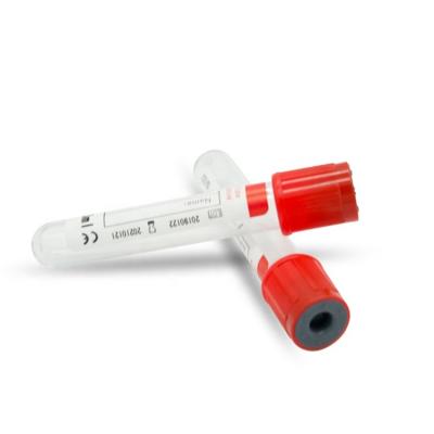 China Capillary Tubos Vacutainer Blood Collection Accessories Red Plain Vacuum Tube for sale