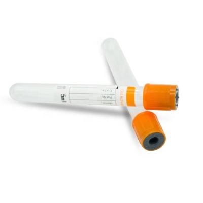 China 7ml 8ml Gel Vacutainer Blood Collection Accessories Yellow Top Acd Tube for sale
