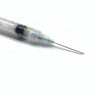 China 2ml 3ml 8ml Auto Disable Ad Syringes Sterile Safety Syringe With Needle for sale