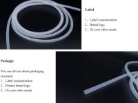 China Odorless Medical Silicone Rubber Tube 2mm Id Silicone Tubing for sale
