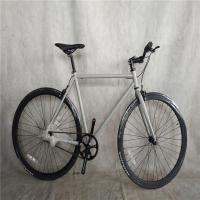 China 160kg Load Capacity Grey Color Classic Single Speed Fixie Fixed Gear Bike 1.6m Length for sale