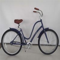 China Coaster Brake 26 inch Single Speed Hybrid Unisex Beach Cruiser Bike with 26*2.35 Tires for sale