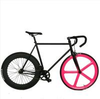 China 160kg Load Capacity Grey Color Classic Single Speed Fixie Fixed Gear Bike 1.6m Length for sale