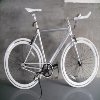 China Lasco Crank Set Silver Color Single Speed Bullbar Aluminum Alloy Frame Vintage Fixie Fixed Gear Bike Bicycle for sale