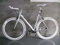 China Lasco Crank Set Silver Color Single Speed Bullbar Aluminum Alloy Frame Vintage Fixie Fixed Gear Bike Bicycle for sale
