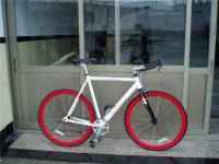 China Lasco Crank Set Silver Color Single Speed Bullbar Aluminum Alloy Frame Vintage Fixie Fixed Gear Bike Bicycle for sale