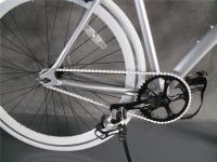 China Lasco Crank Set Silver Color Single Speed Bullbar Aluminum Alloy Frame Vintage Fixie Fixed Gear Bike Bicycle for sale