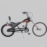 China Gross Weight 38kg 24 Inch Chopper Bicycle with Single Speed Gears and Long Frame for sale