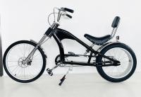China Gross Weight 38kg 24 Inch Chopper Bicycle with Single Speed Gears and Long Frame for sale