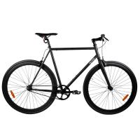 China KMC Chain Black 700C Single Speed Track Bicycle for Men Vintage Fixed Gear Bike for sale