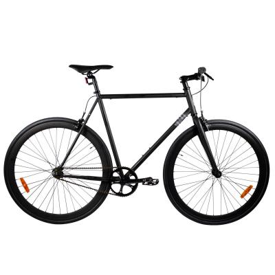 China KMC Chain Black 700C Single Speed Track Bicycle for Men Vintage Fixed Gear Bike for sale