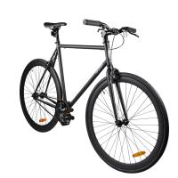 China KMC Chain Black 700C Single Speed Track Bicycle for Men Vintage Fixed Gear Bike for sale