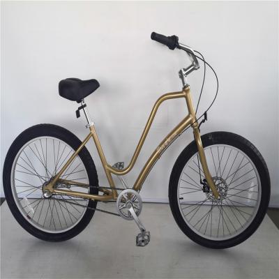 China 26x3 inch Unisex Step Through Aluminum Frame 3 Speed Beach Cruiser Bike for Rent in USA for sale