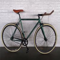 China Double V Brake 700c Bullhorn Handle Bar Fixed Gear Bike for Adult Retro Vintage Classic for sale