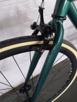 China Double V Brake 700c Bullhorn Handle Bar Fixed Gear Bike for Adult Retro Vintage Classic for sale