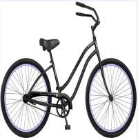 China KMC Chain Black Color Urban Lady Single Speed Womens Beach Cruiser Bike for Leisurely Rides for sale