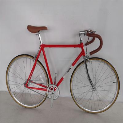 China OEM Classic 700C 58cm Vintage Single Gear City Cruiser Fixie Fixed Gear Urban Bicycle for sale