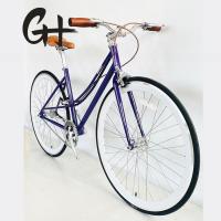 China 700C Lady Women Gril CE USA Customized Single Speed Step Through Fixed Gear City Bike for sale