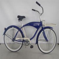 China Fork Material Steel Adults Mens Beach Cruiser Bike 26 Inch Single Speed Customize Logo for sale