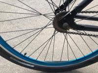 China 7 Speed City Bike with 24 Inch Solid Tire and Aluminum Rim Material Foldable Design for sale
