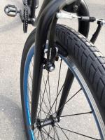 China 7 Speed City Bike with 24 Inch Solid Tire and Aluminum Rim Material Foldable Design for sale