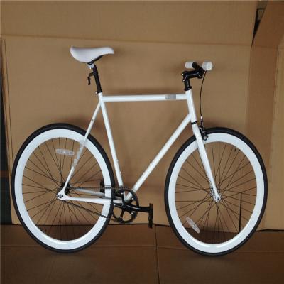 China Lasco Crank Set 700c Carbon Frame Single Speed Fixed Gear Bicycle with Kenda Tire 700*28C for sale