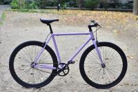 China Lasco Crank Set 700c Carbon Frame Single Speed Fixed Gear Bicycle with Kenda Tire 700*28C for sale