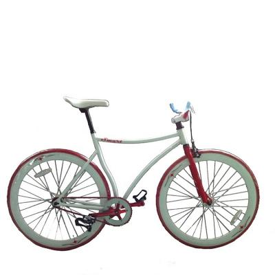 China Customized CE Hi-Ten Steel Frame 700C Single Speed Fixed Gear Bike for Boys for sale