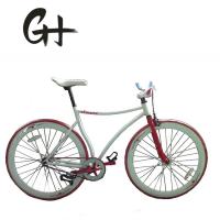 China Customized CE Hi-Ten Steel Frame 700C Single Speed Fixed Gear Bike for Boys for sale