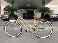China 26 Inch Steel Frame Hard Frame 3 Speed Beach Cruiser Bike for Adults Men and Lady for sale