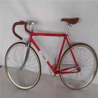 China Chromoly Frame 700C Vintage Fixie Bike with Double V Brake Load Capacity up to 150KG for sale