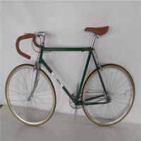China Chromoly Frame 700C Vintage Fixie Bike with Double V Brake Load Capacity up to 150KG for sale