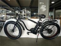 China 26*4.0 inch Fat Tire Electric Beach Cruiser Bicycle Powered by 17 Ah Lithium Battery for sale